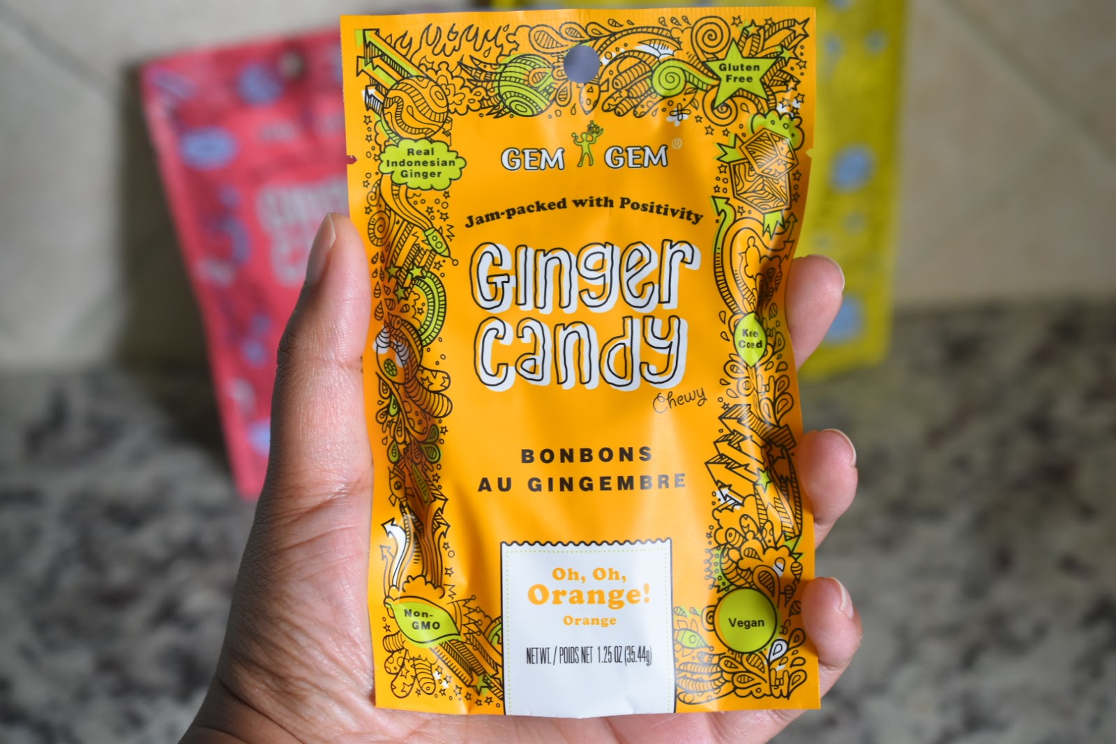 My Road Trip Go-to Healthy Ginger Candy Snack
