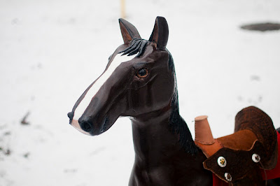 Handmade Christmas Projects: The Wooden Pony and Castle | Sweet Juniper ...