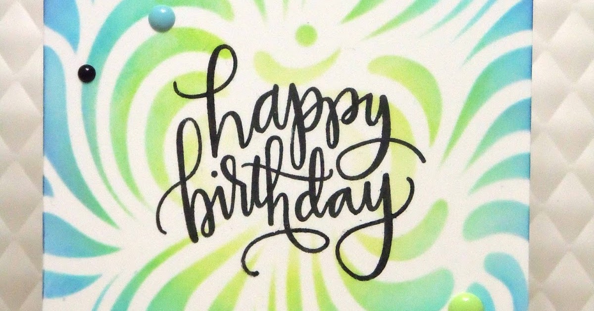 Handmade by Michelle: Stencil love