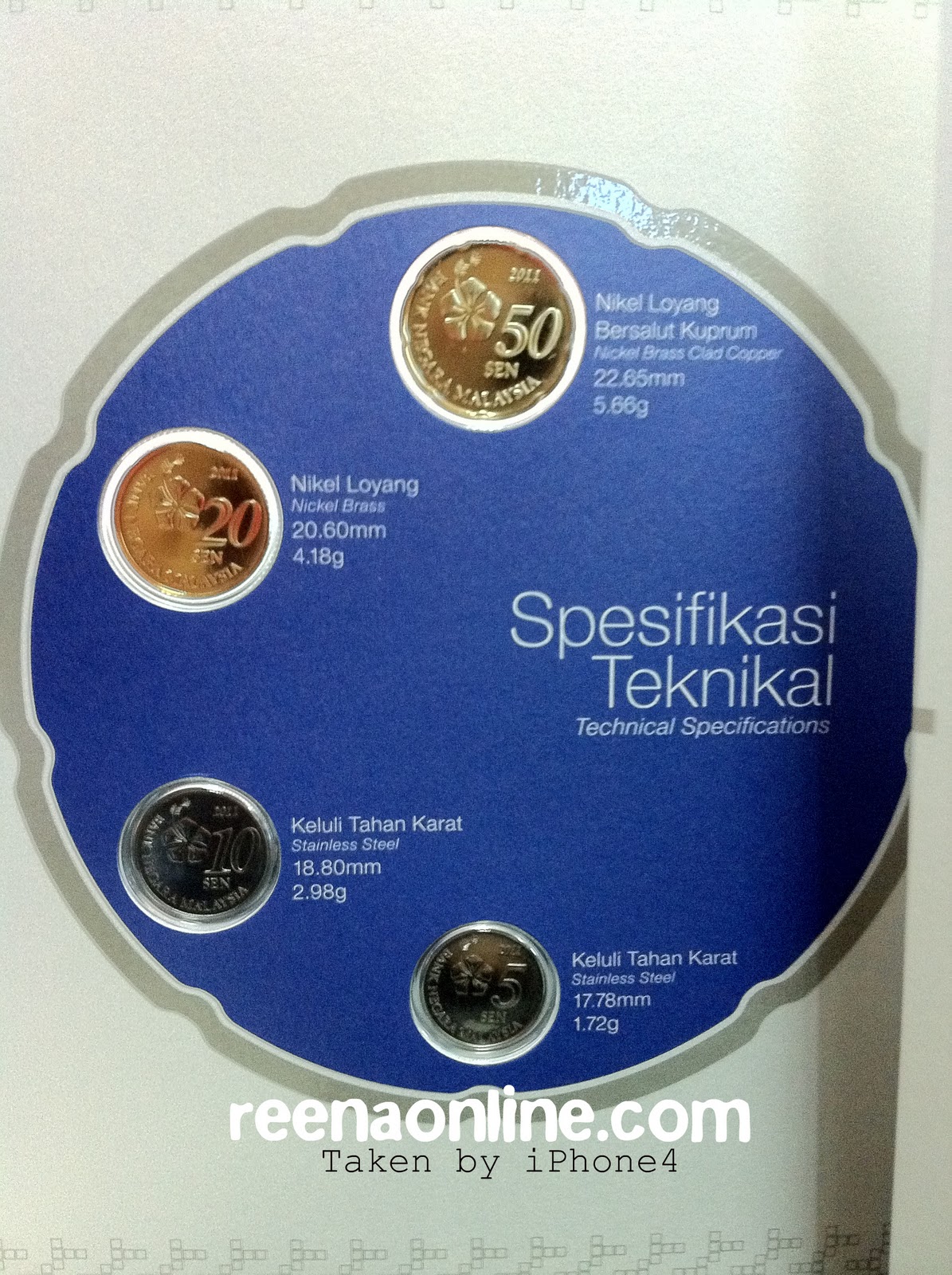 Reena's Online: Gambar: Duit Syiling Baru Malaysia 2012