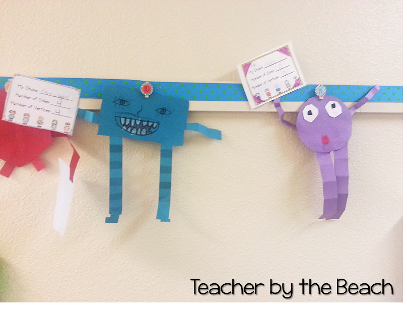 Fun with 2-D Shape Friends - Teacher by the Beach