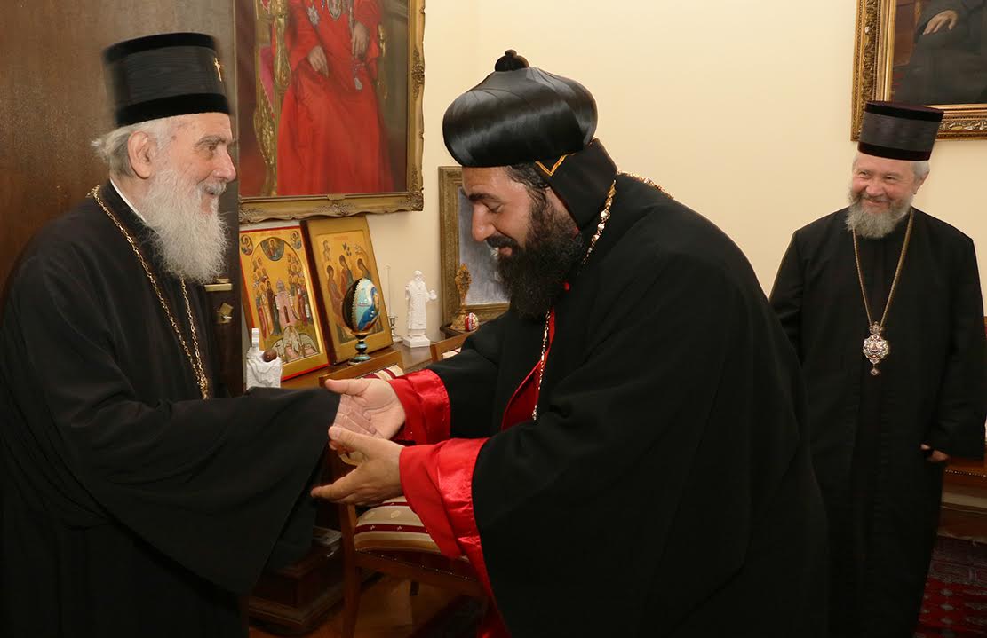 Byzantine, Texas: Pat. Irinej meets Syrian-Jacobite Church representative