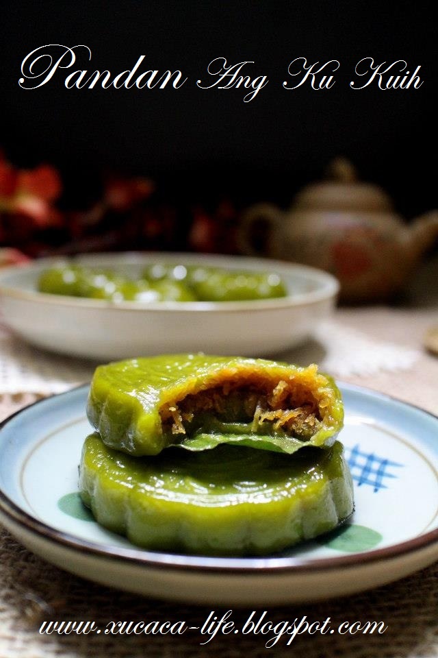 Butter . Flour & Me 爱的心灵之约: 班兰系列 3 - Pandan Ang Ku Kuih