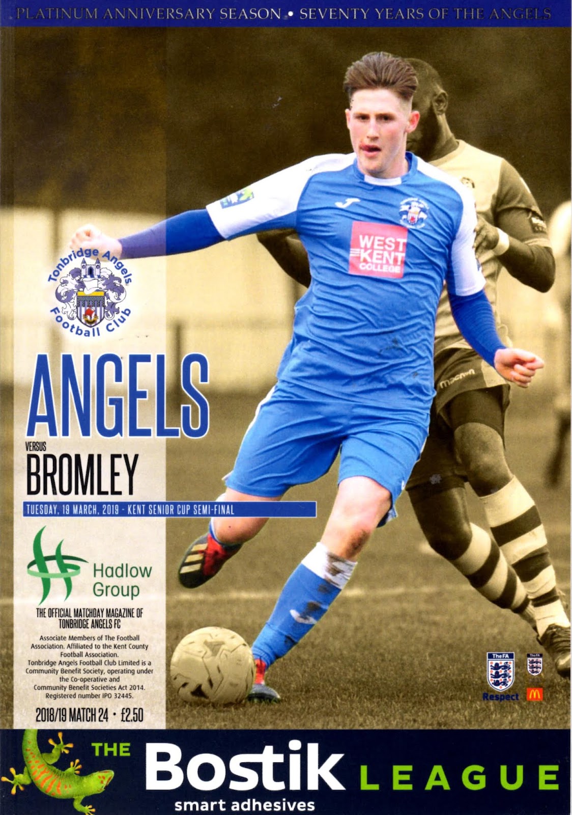 That'll be the Day: Tonbridge Angels 0 Bromley 1