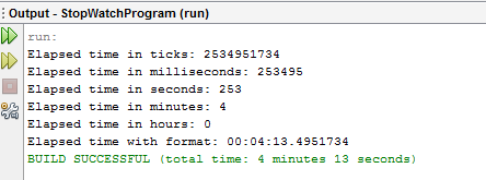 Carlos Quintanilla's blog: Stopwatch class for Java
