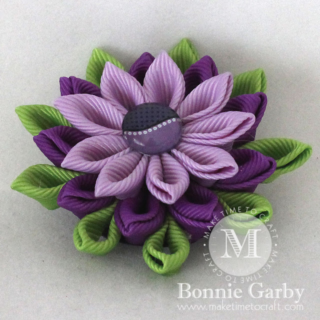 Really Reasonable Ribbon Blog: Kanzashi Flower Inspiration with Video ...
