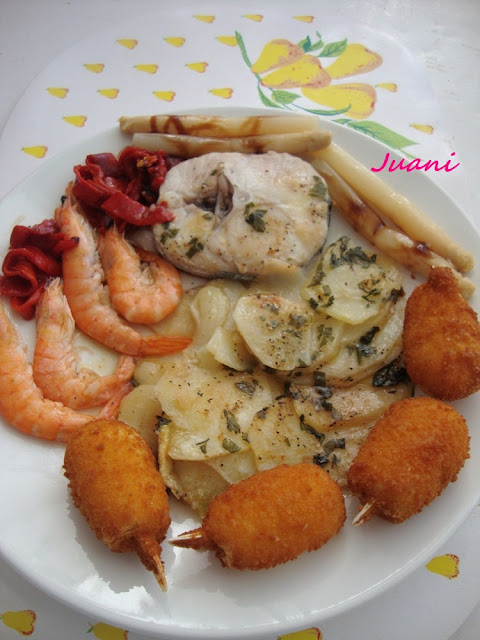 Las Cosillas Que Hago: Un plato variado y completo con un poco de pescado