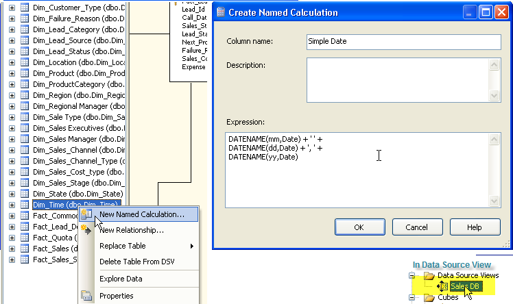Microsoft Business Intelligence: SSAS - Simple Date Expression