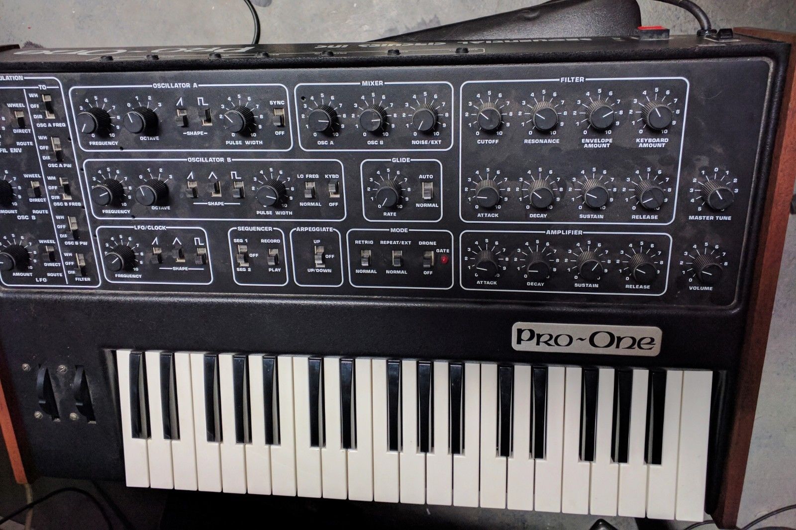 MATRIXSYNTH: Sequential Circuits Pro One Keyboard Synthesizer w ...