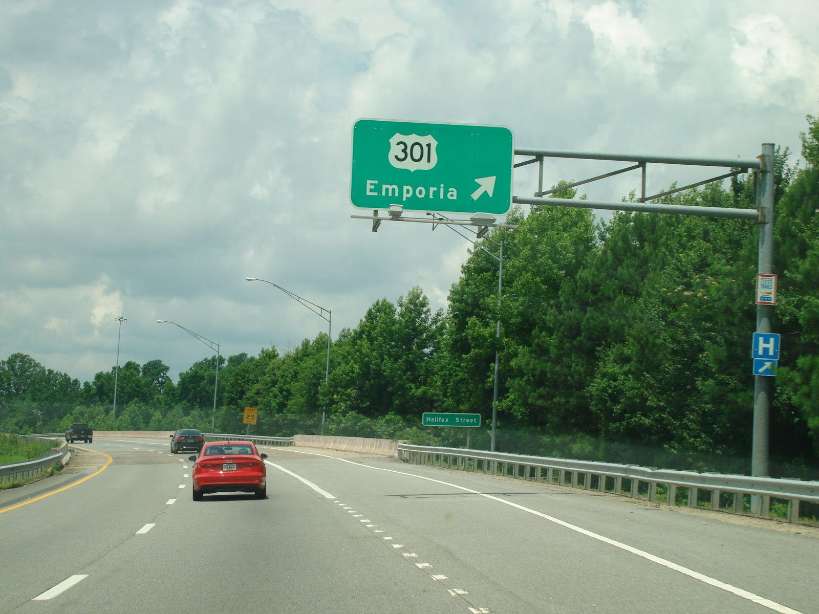 Luke's Signs: Route 58, Route 301, & Interstate 95 - Emporia, VA