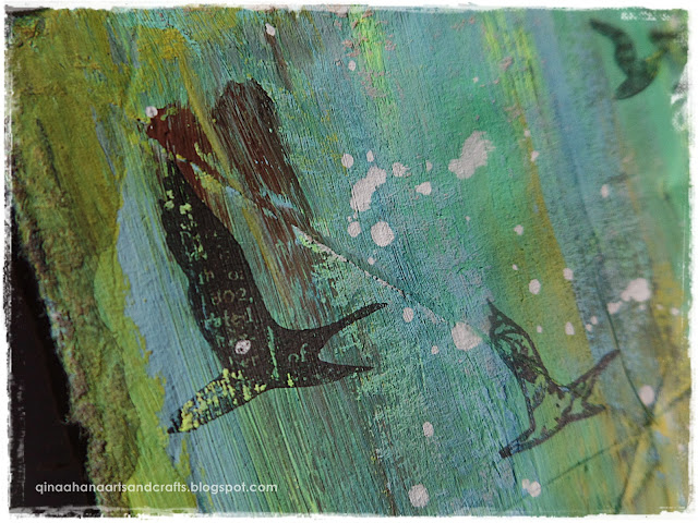Qinaahana Arts & Crafts: Intuitive Art {Mixed Media} Painting