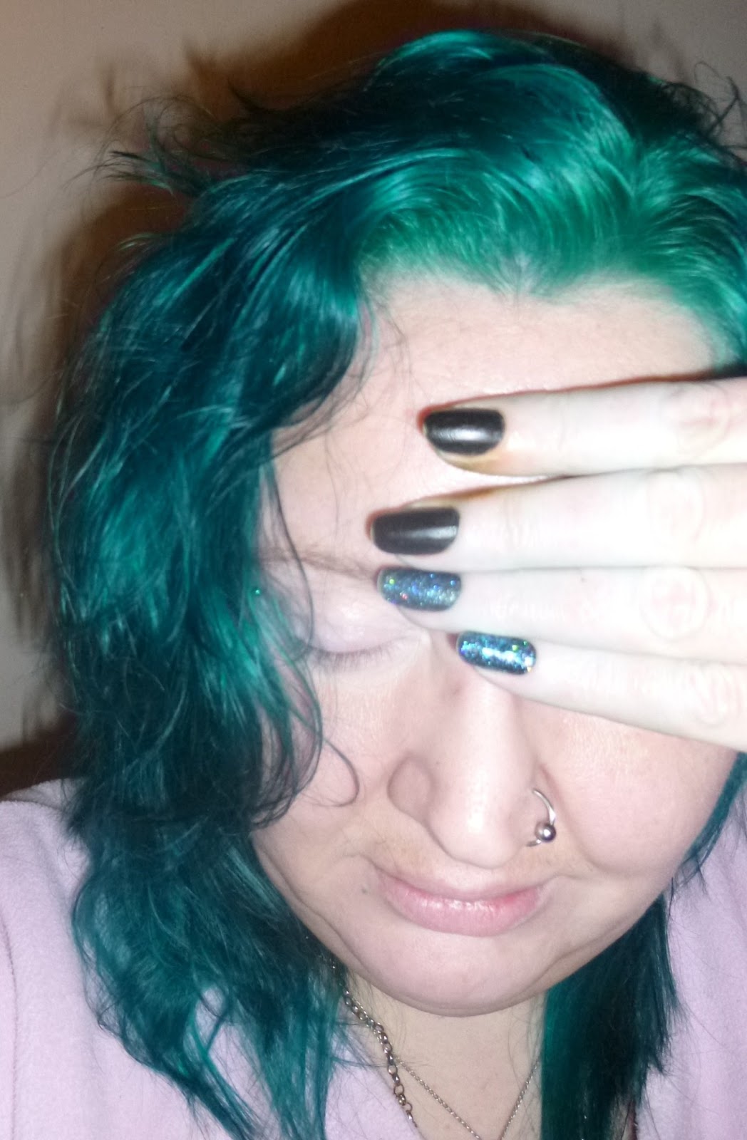 MoonFairys World: Directions Alpine Green and Turquoise Bleach and re-dye