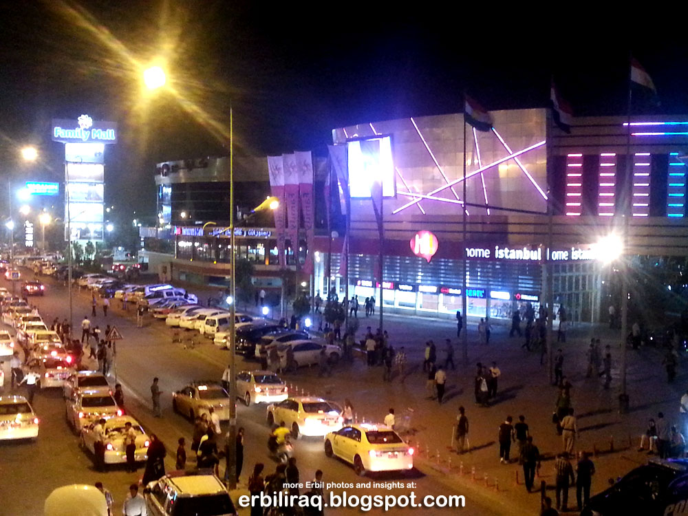 Life in Erbil Iraq: Weekend Night Shopping At Family Mall, Erbil