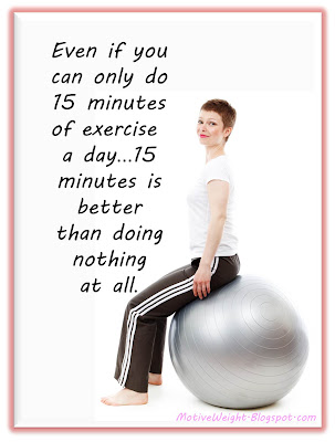 MotiveWeight: A Little Exercise Is Better Than Doing Nothing At All