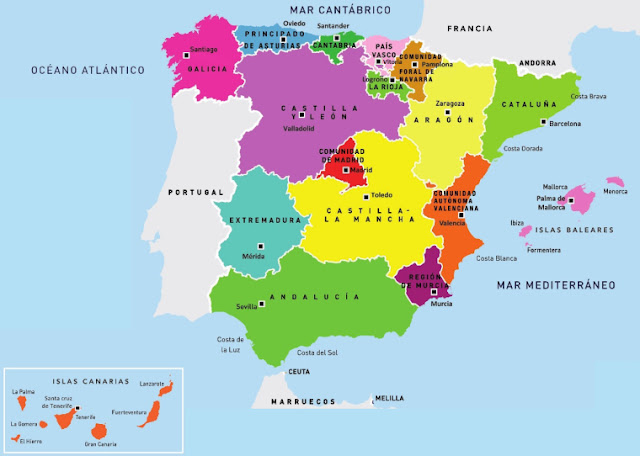 BLOG DE AULA DE 5º B: Mapa interactivo de las CCAA de España.