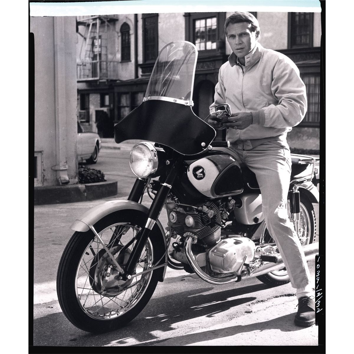Motoblogn: Steve McQueen Honda Motorcycle
