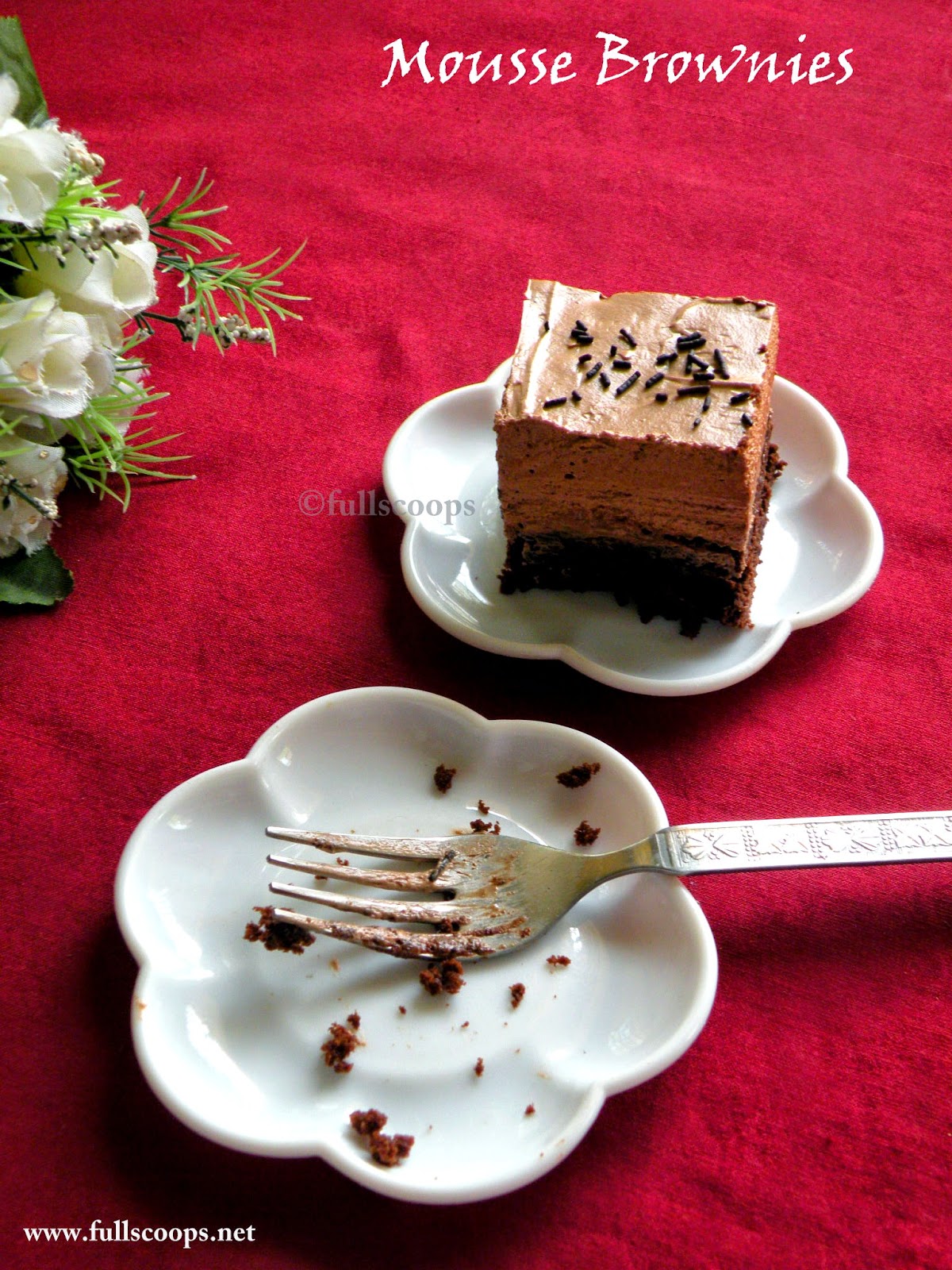 Chocolate Mousse Brownie ~ Full Scoops