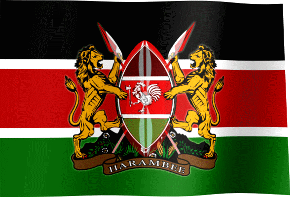 Flag of Kenya (GIF) - All Waving Flags