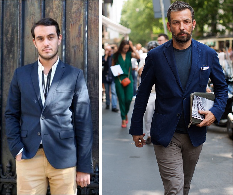 Tu mejor sonrisa en cualquier ocasión: 20 HOMBRES CON AMERICANA AZUL