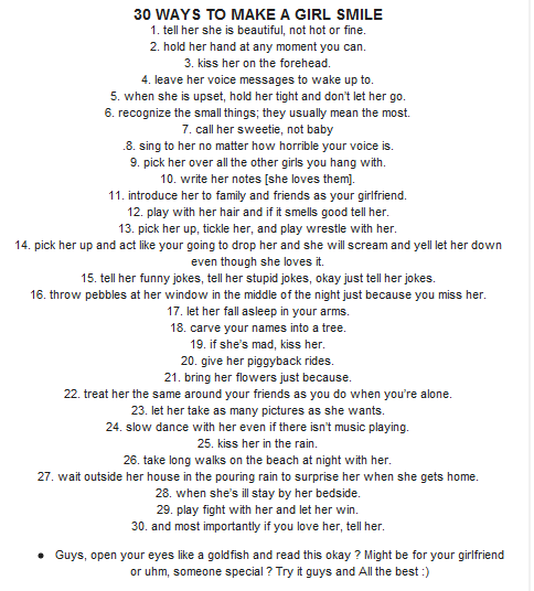 Little Miss Unpredictable 30 Ways To Make A Girl Smile SO TRUE little-miss-unpredictable-30-ways-to-make-a-girl-smile-so-true