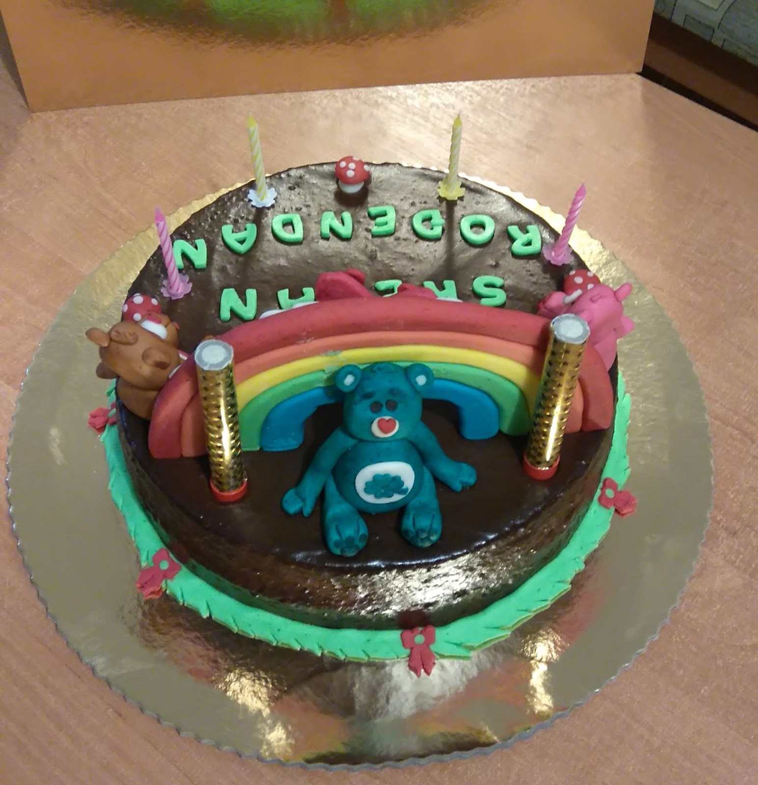 Kuhinja : STEP BY STEP: CARE BEAR - slika torte