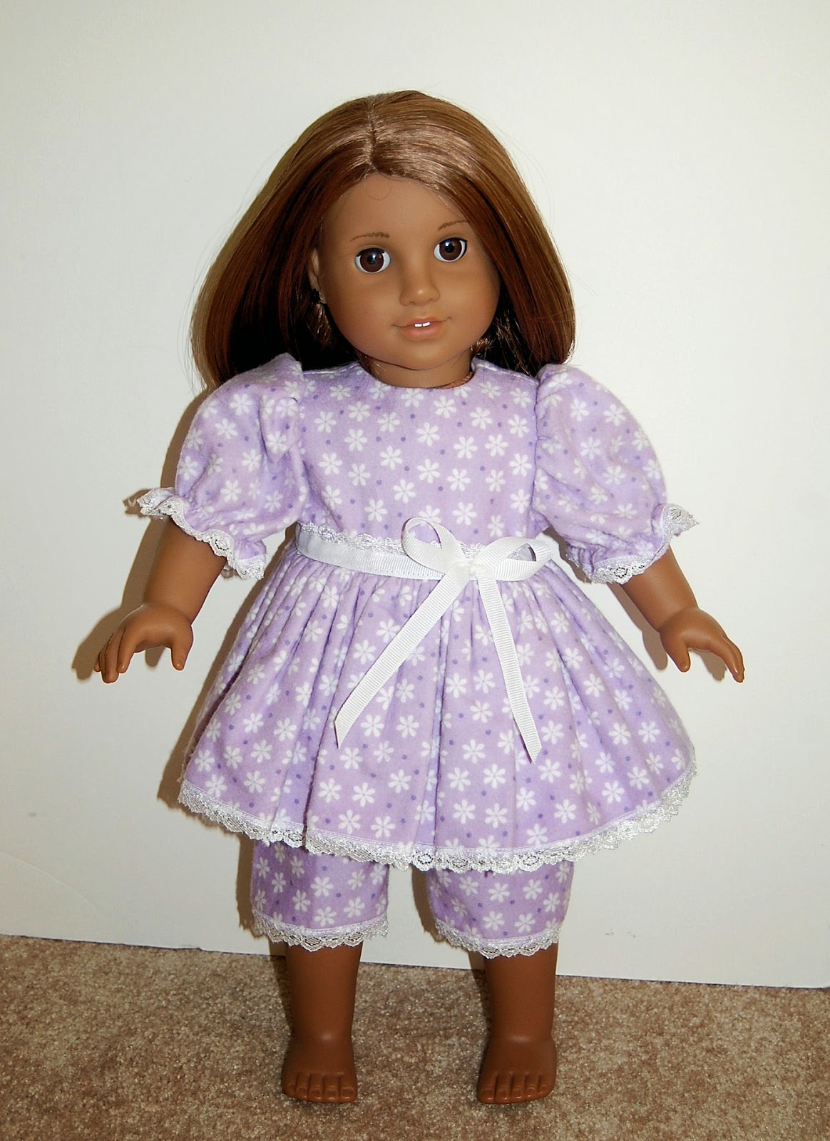 Sewing for American Girl Dolls: Baby Doll Pajamas