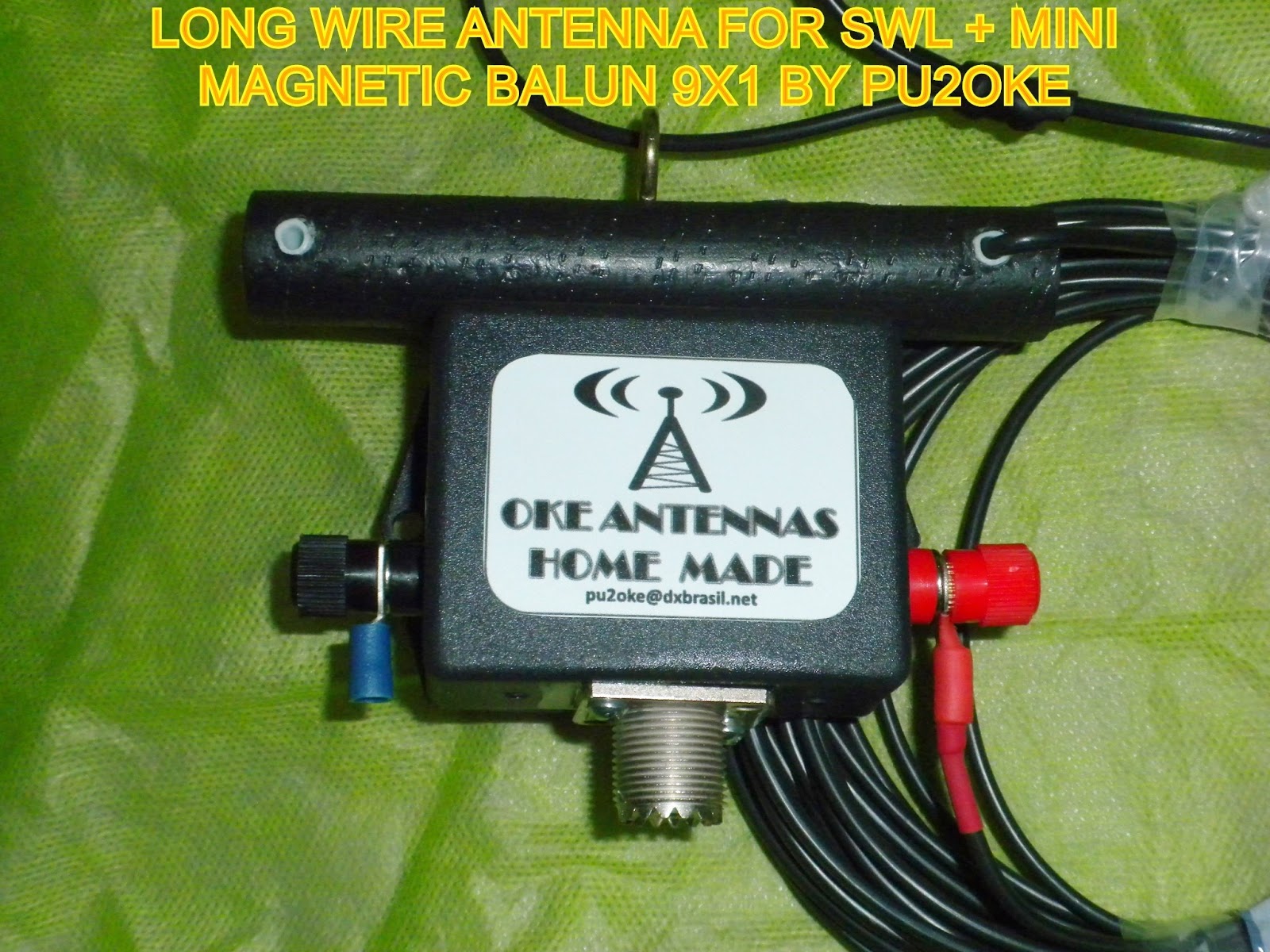 OKE ANTENNAS: LONG WIRE ANTENNA FOR SWL + MINI MAGNETIC BALUN 9X1