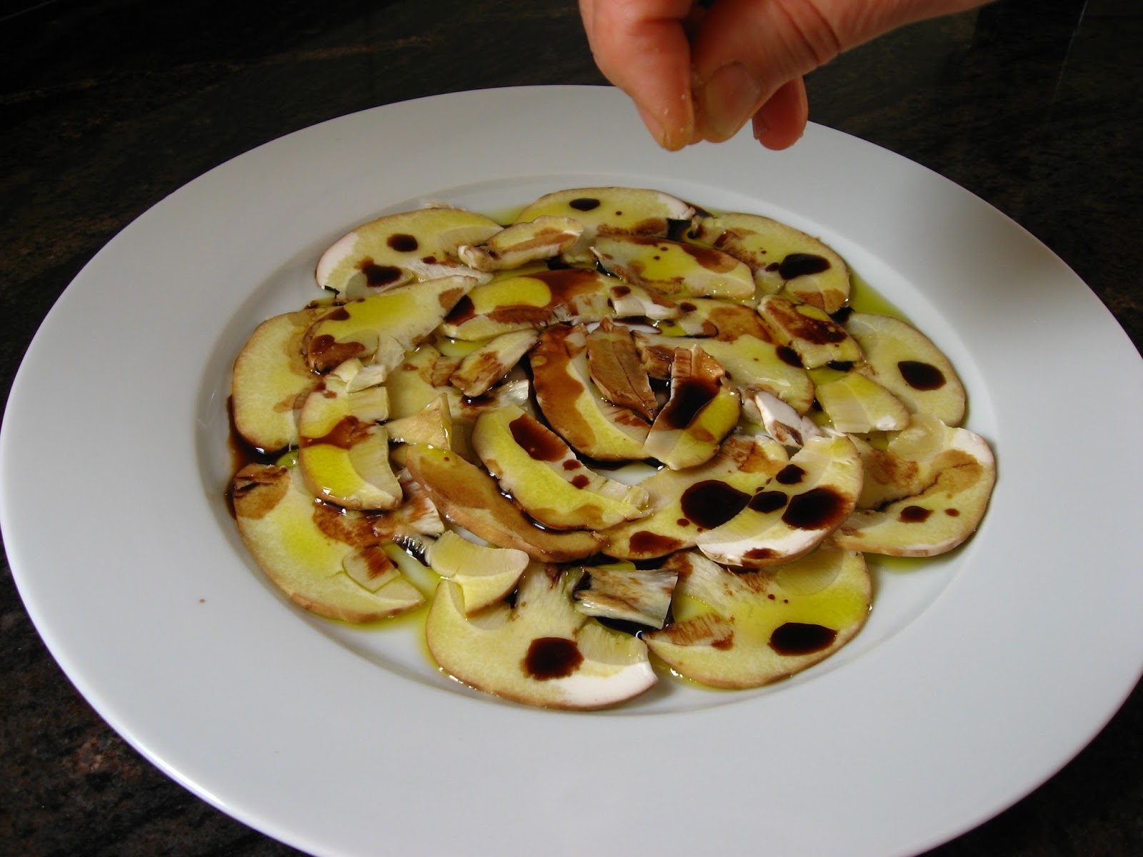 Diari d'un aprenent de cuina: Carpaccio de ceps