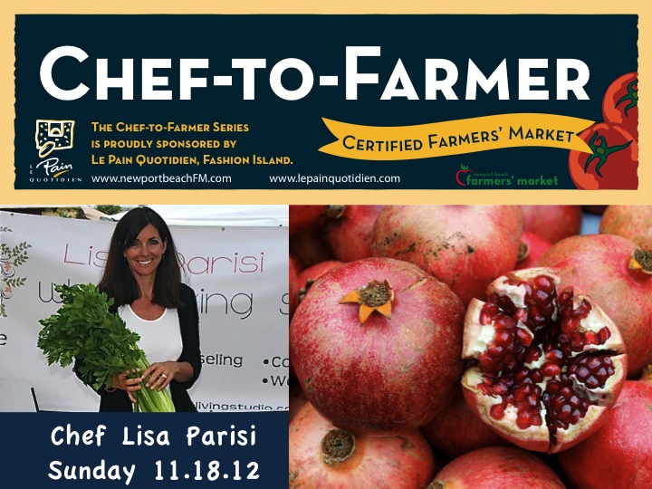 Newport Beach Farmers' Market: Newsletter 11-16-12