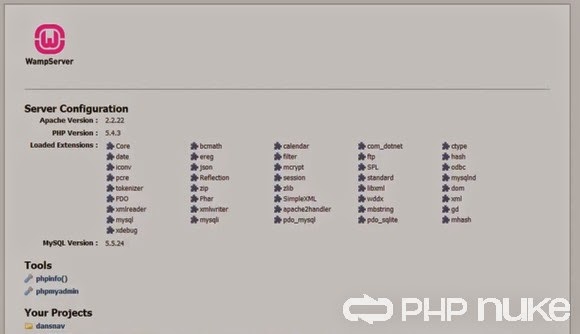 wampserver 2.0 ~ Software, Training & Tricks