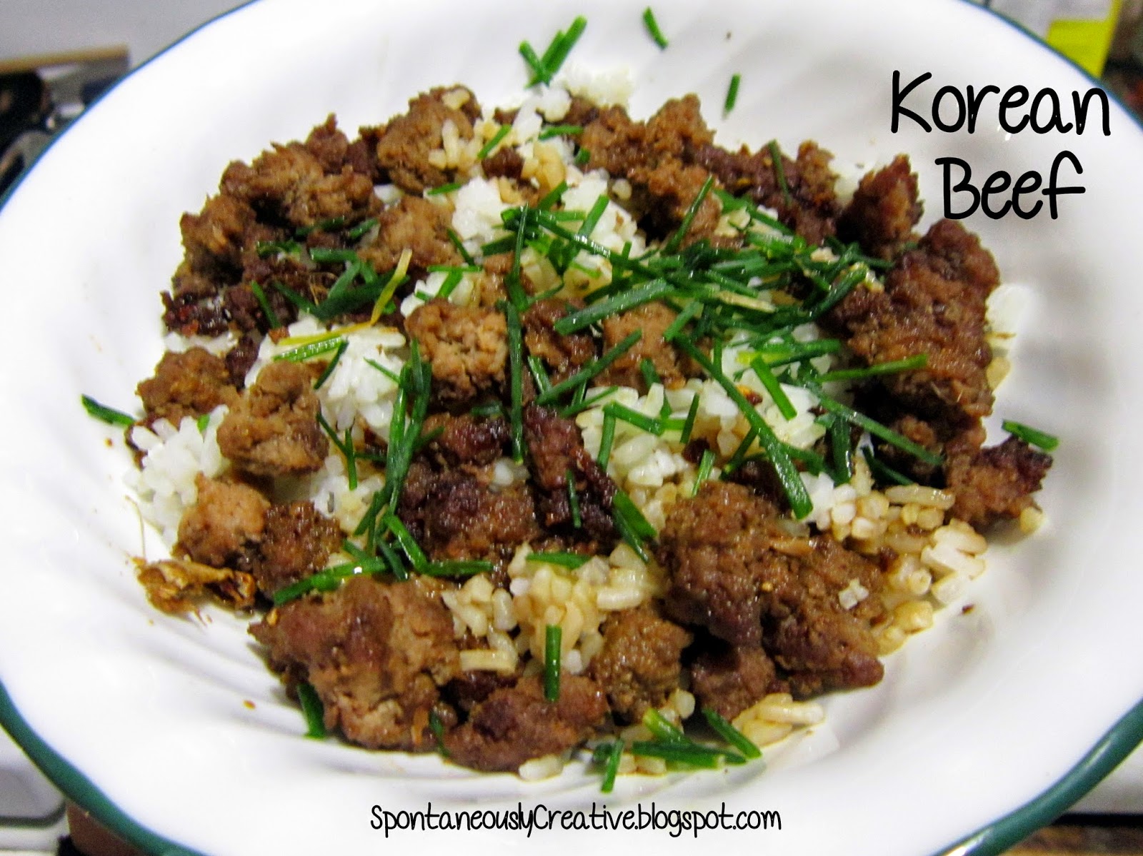 Spontaneously Creative: Korean Beef