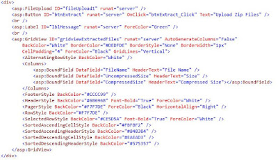 How to Upload and Extract Zip File in Asp.Net - D365 F&O Solutions