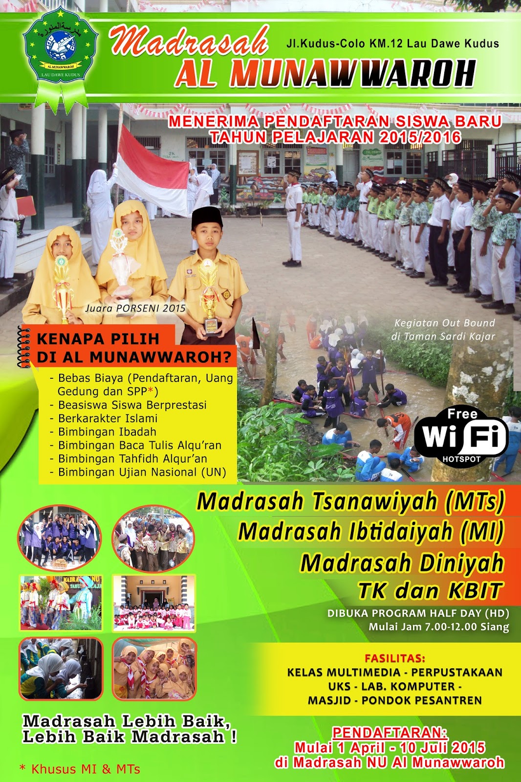 Kumpulan Desain PPDB : Brosur, Baliho, MMT dan Pataka - Almuna.sch.id