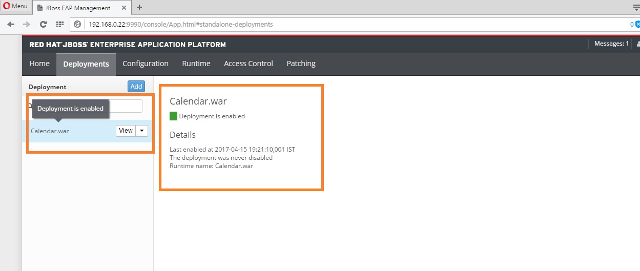MiddlewareBox: Method 2: JBOSS Server- Application Deployment using Web ... MiddlewareBox: Method 2: JBOSS Server- Application Deployment using Web ...
