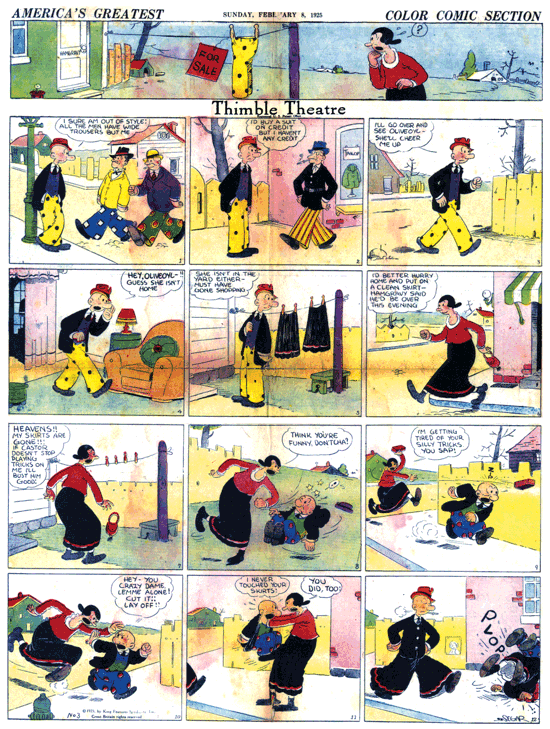 First Versions: Popeye (comics)