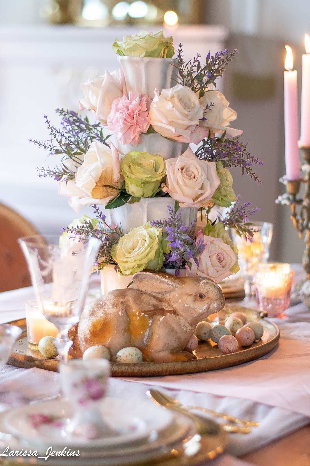 French Country Easter Table
