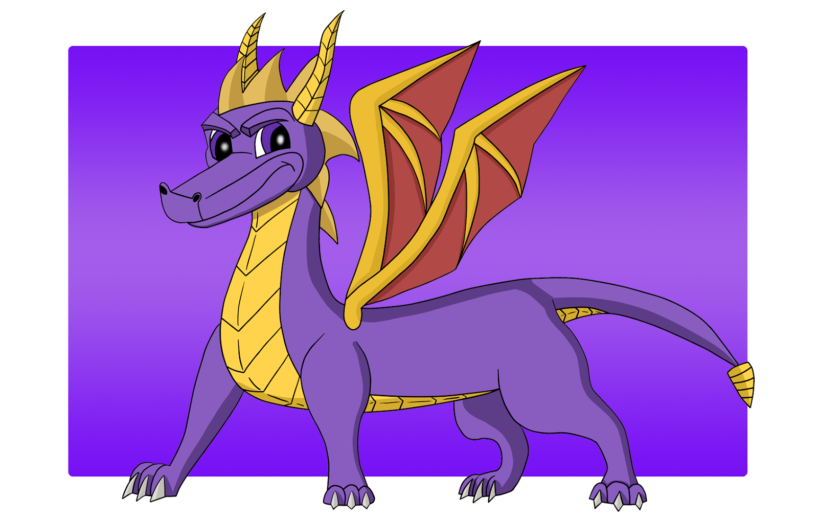 Gordonzora Blog: Spyro Fan Art + Trying Out Different Styles