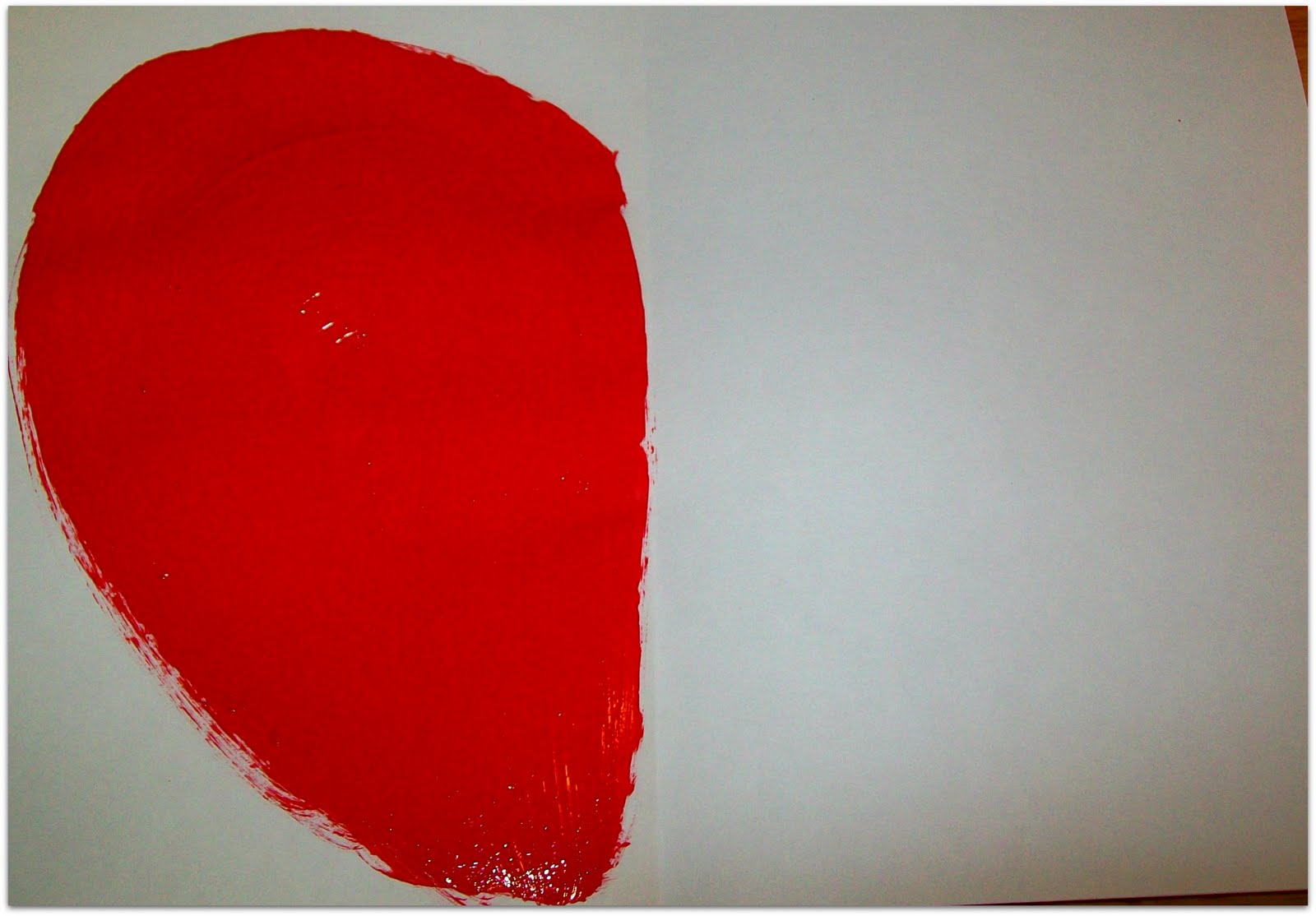 ViBella Inspirations: Paper Paint Blot Tutorial