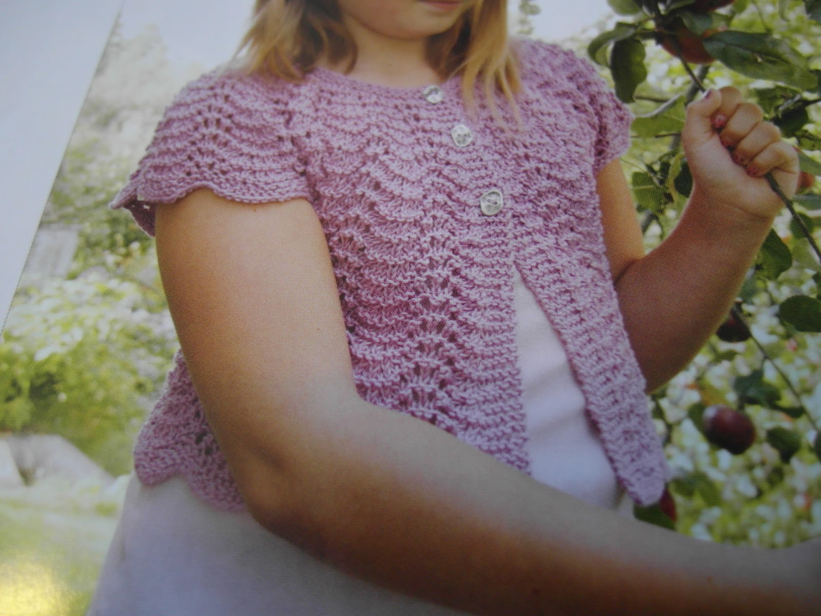 Garn & barn: Strikke bolero