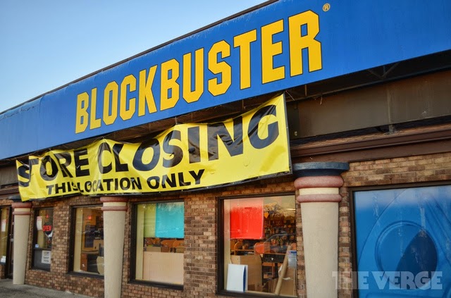 Cerebrum: Blockbuster cierra todas sus tiendas en los EEUU