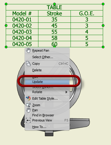 From the Trenches with Autodesk Inventor: Using a Spreadsheet Table in ...