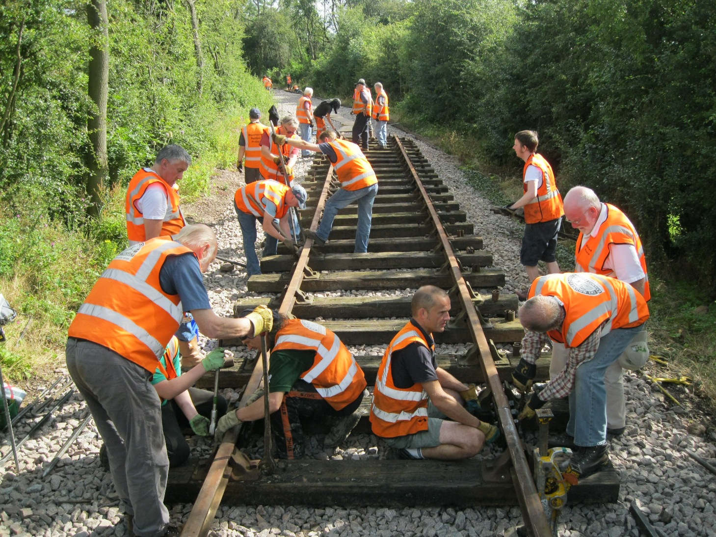 Mountsorrel Railway: Track Laying Passes the Half Way Point!