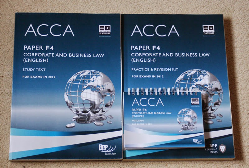 Acca F4 Corporate And Business Law (English) Bpp Revision Kit