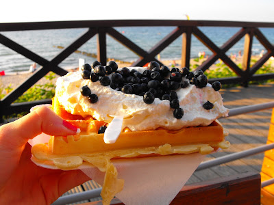 tęcza w słoiku: Morze, gofry, plaża i spotkanie blogerek - fotorelacja!