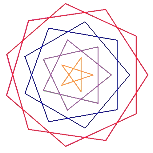 MEDIAN Don Steward mathematics teaching: star polygons