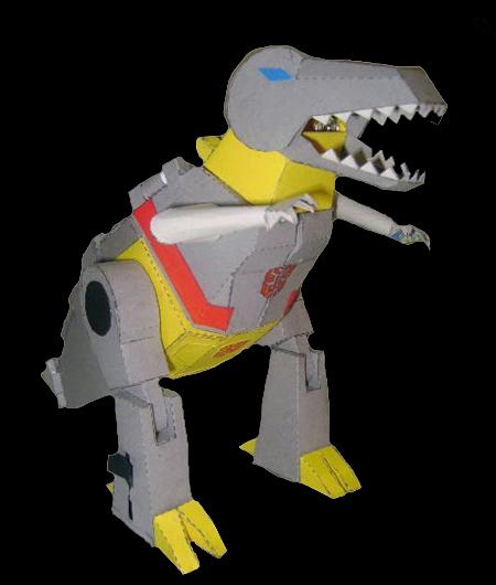 Transformers Papercraft Grimlock G1 Transformable - Transformers Matrix
