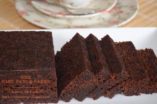 Kek Hati Pari @ Parek - Amie's Little Kitchen