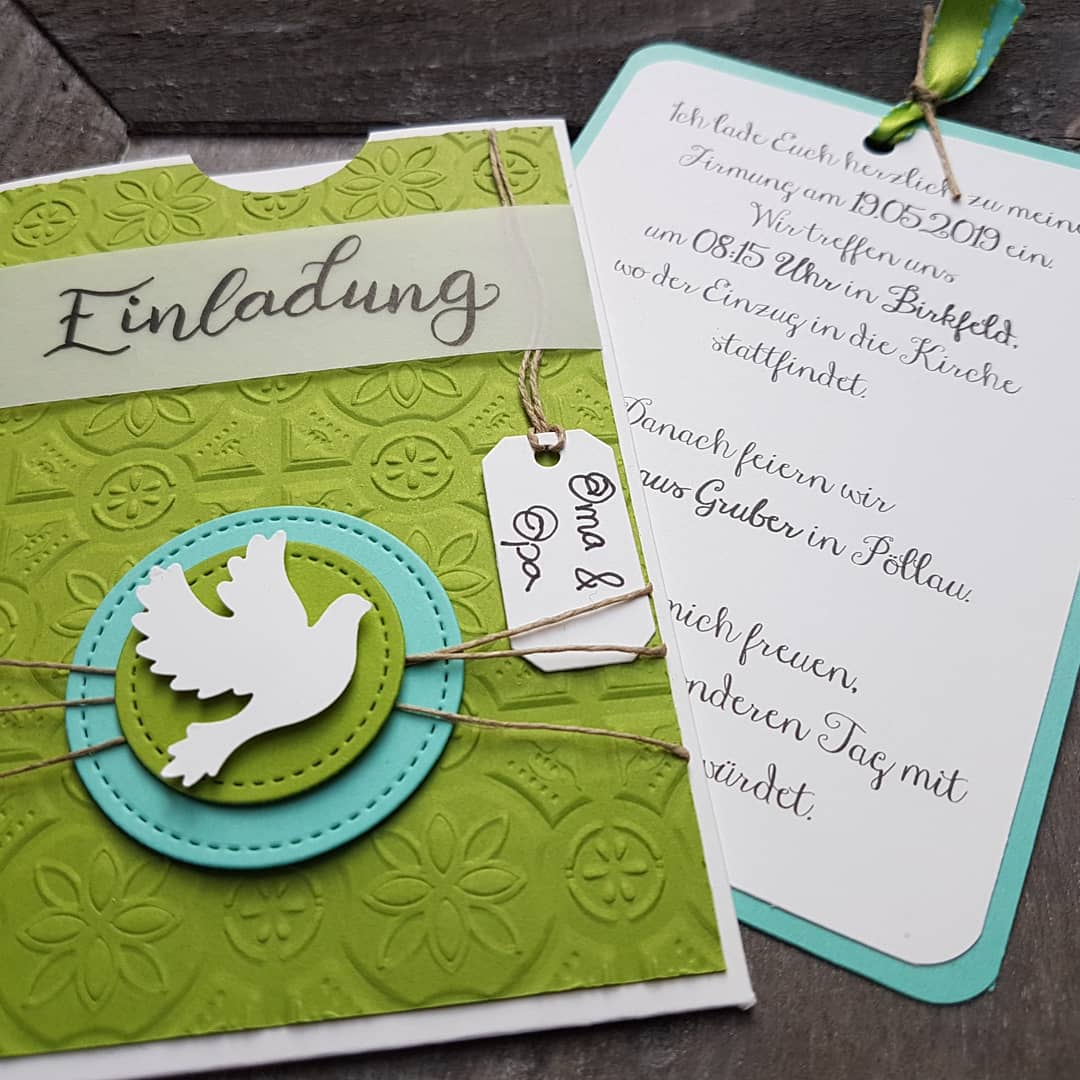 Firmung- Einladungen