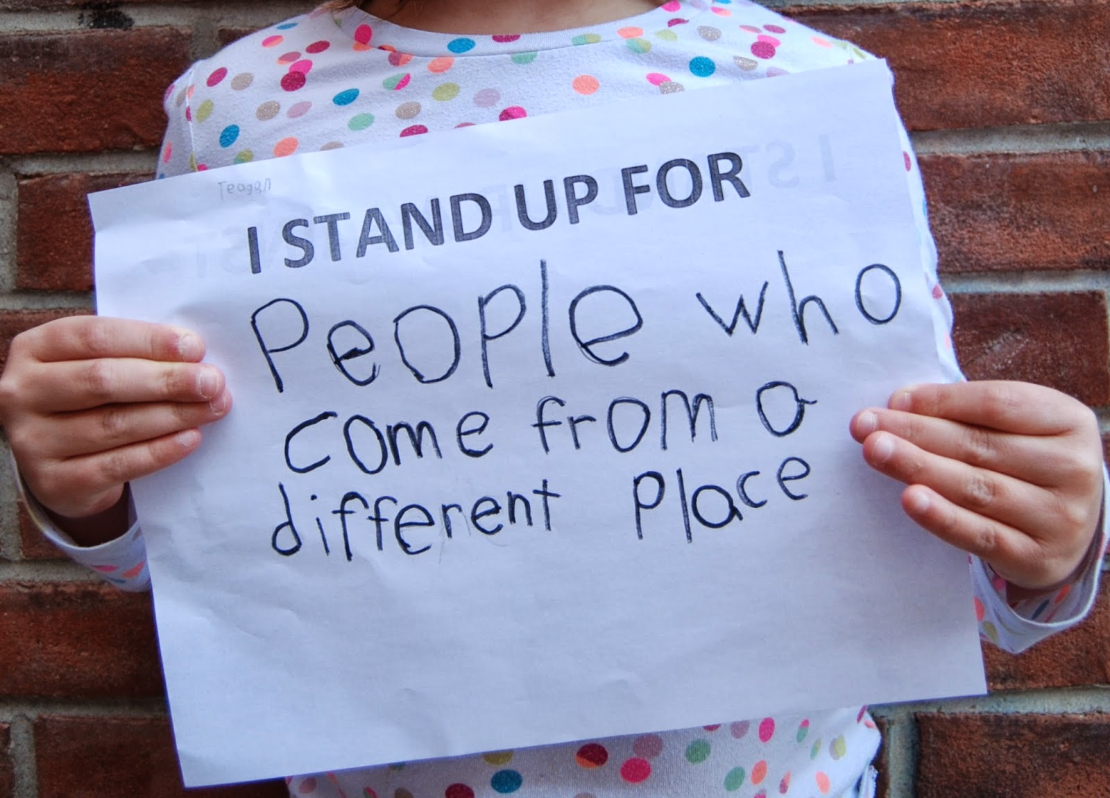 ms. brown's classroom: Who do YOU stand up for?