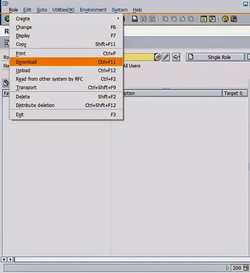 SAP Basis Tutorials: How to Download/Upload Roles from PFCG in SAP